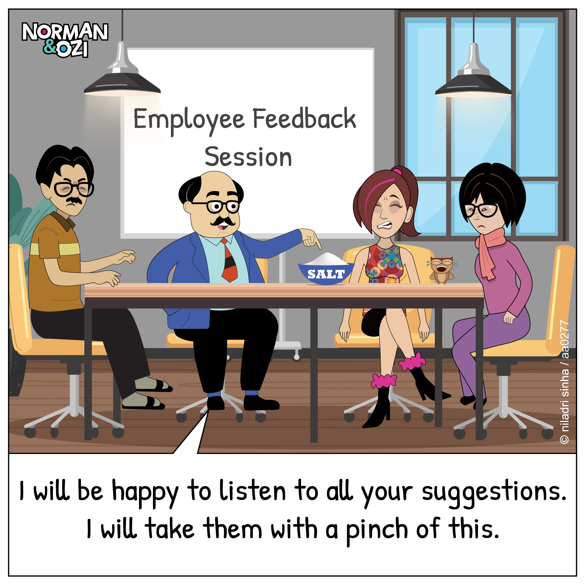 Funny Office Meeting Cartoons & Comics, When Meetings Go Wrong