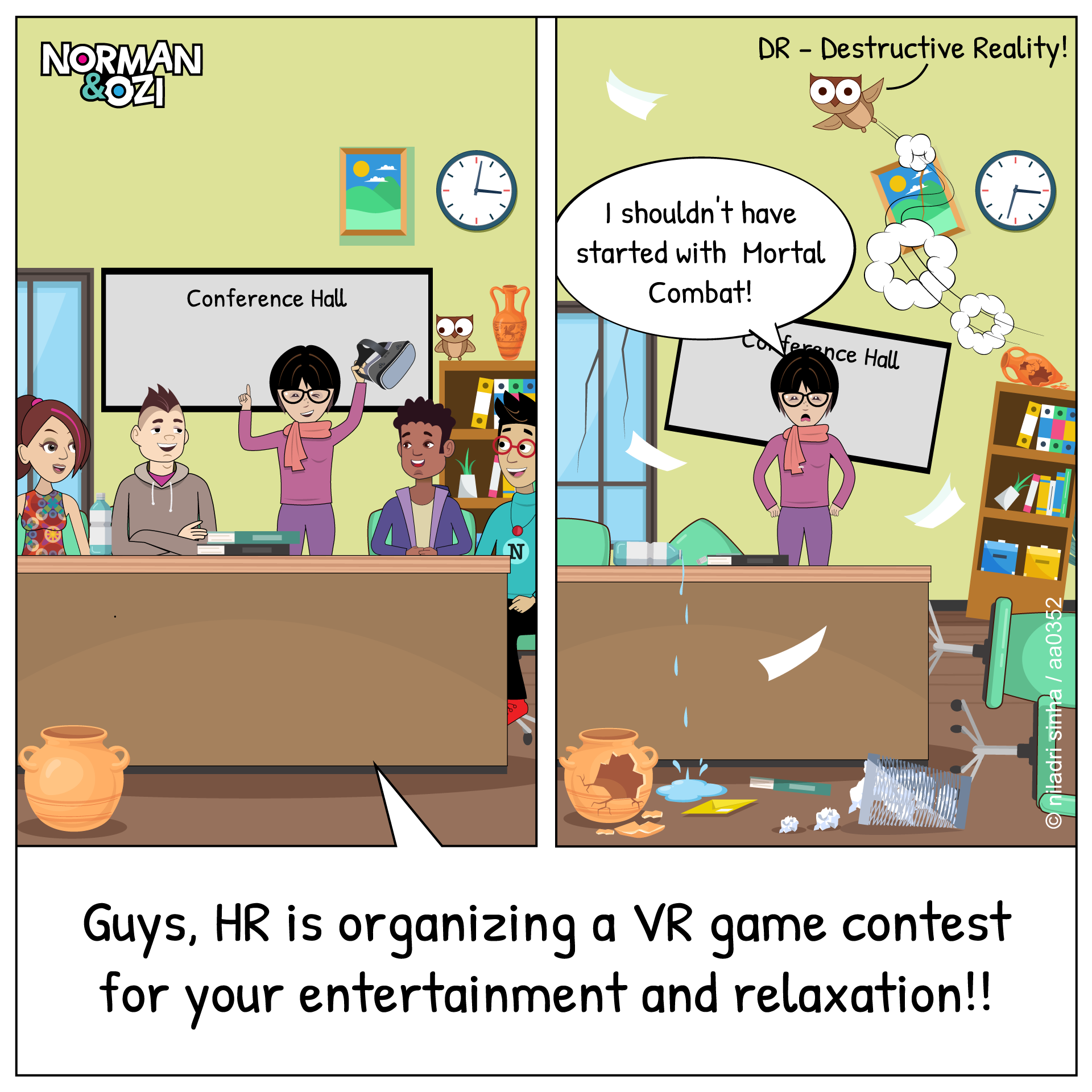 🥽 When VR game contest takes over the reality 🤣 - Norman and Ozi