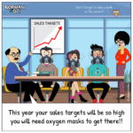 Hilarious sales cartoons, Sales memes, Cartoons for motivation