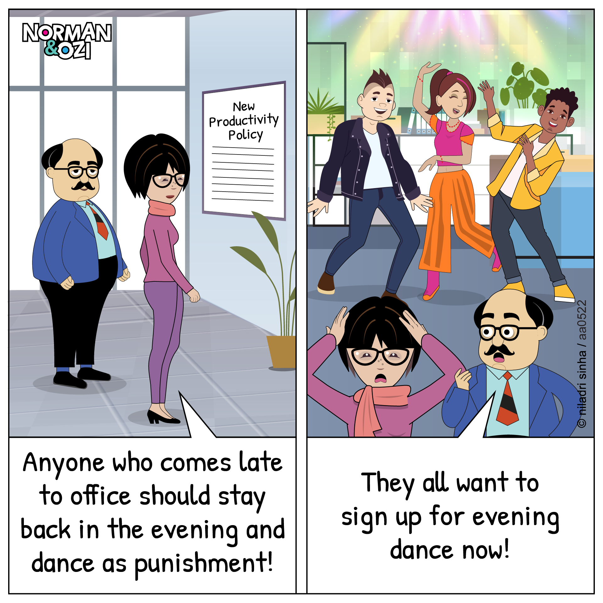💃 🕺 The New Productivity Policy seems to be working differently! 🤪 ...