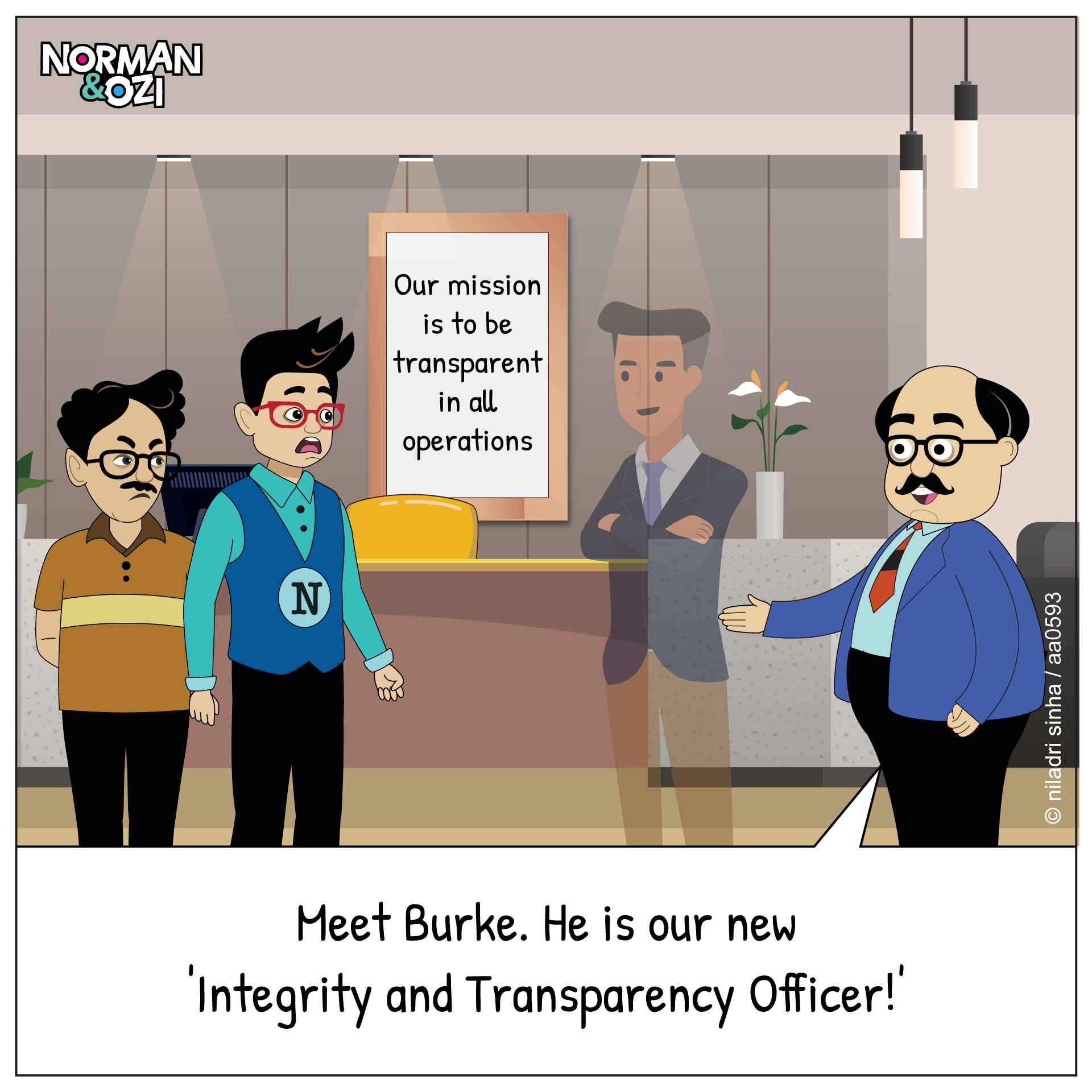 Has Mr. Burke taken ‘transparency officer’ role literally? 👀😂 - Norman ...