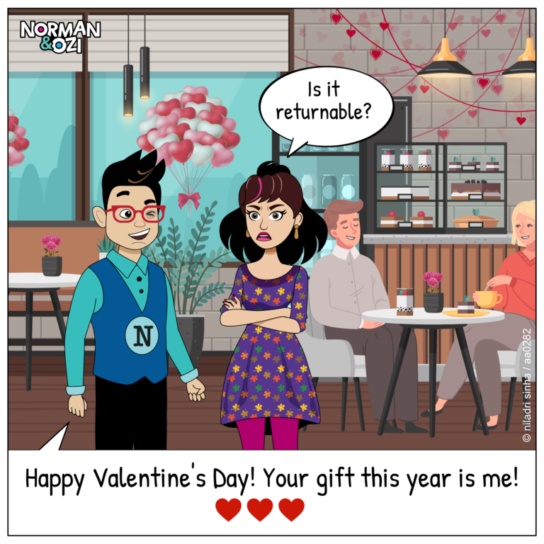 Valentines Day Web Comics, Comic strips for Valentine's Day