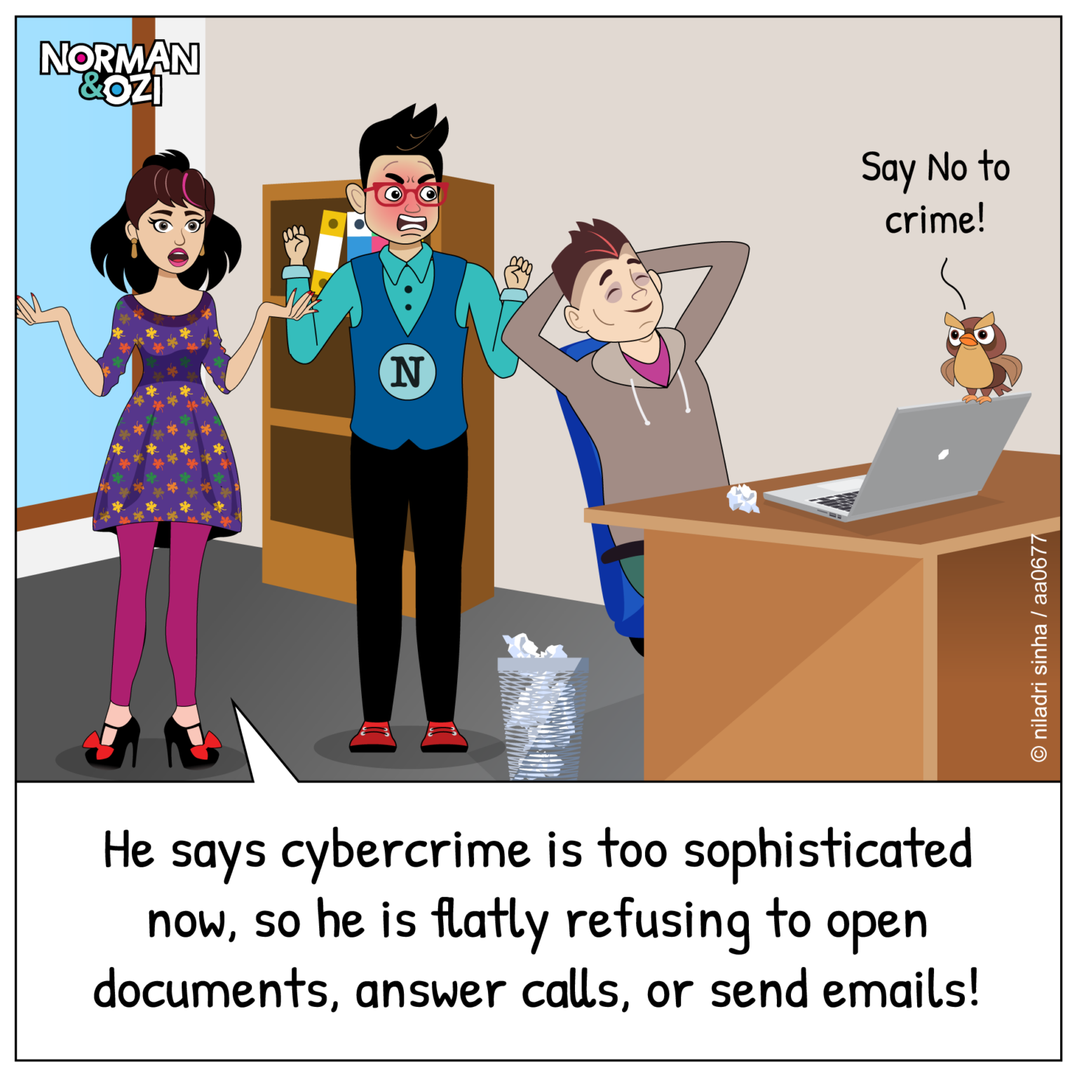 Cybersecurity Cartoons & Comics, Funny IT & Hacking Humor