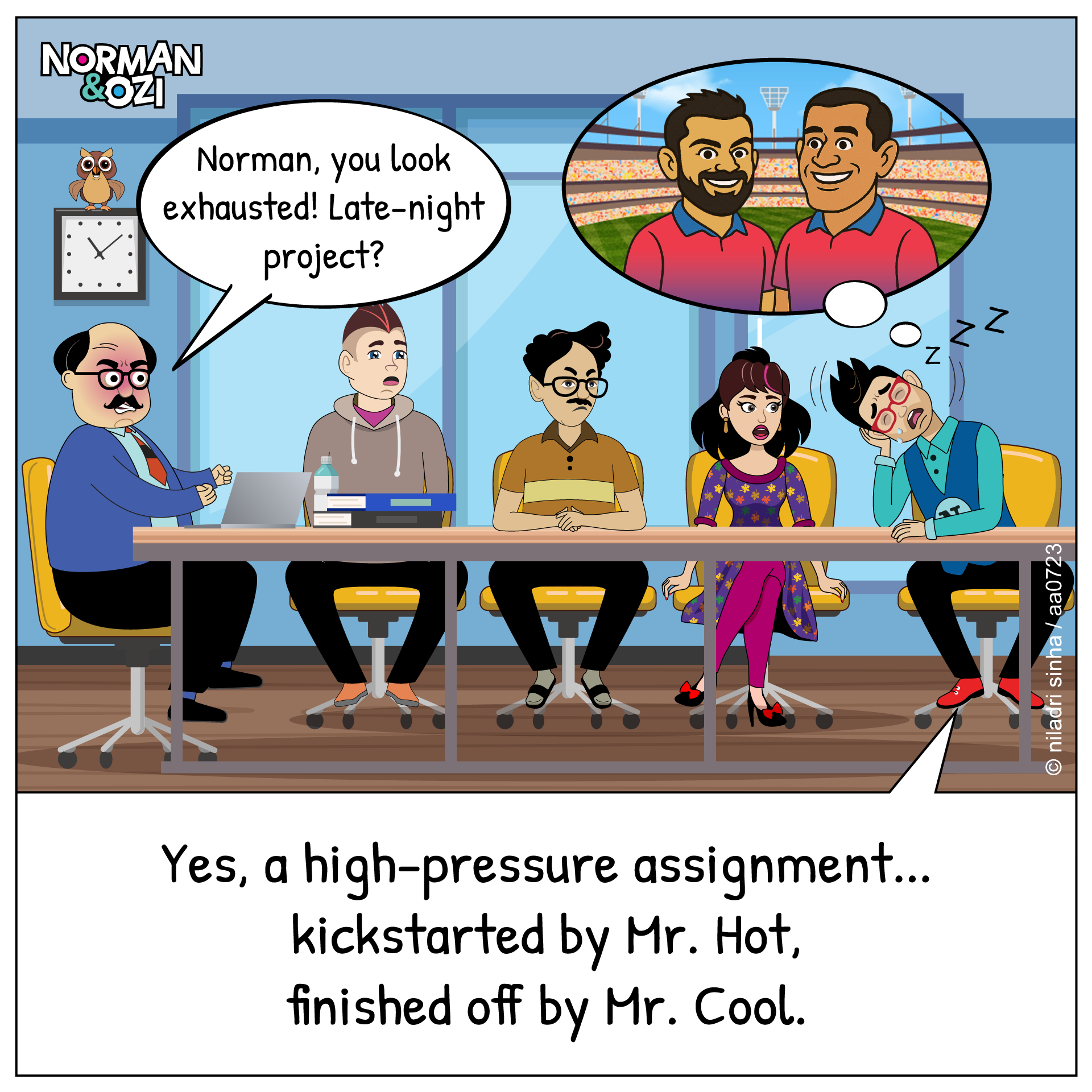 Funny Office Meeting Cartoons & Comics, When Meetings Go Wrong