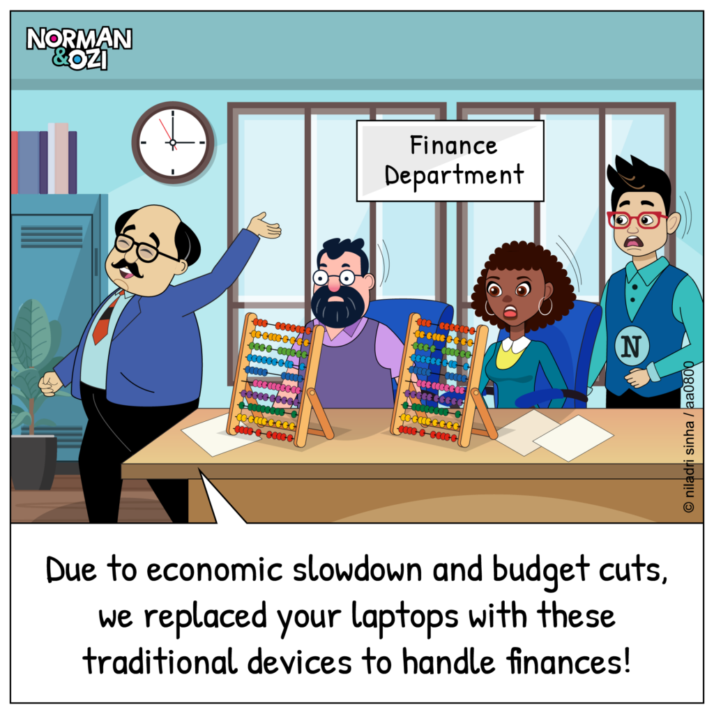 Corporate Cost Cutting Gone Too Far | Downgraded from Excel to abacus